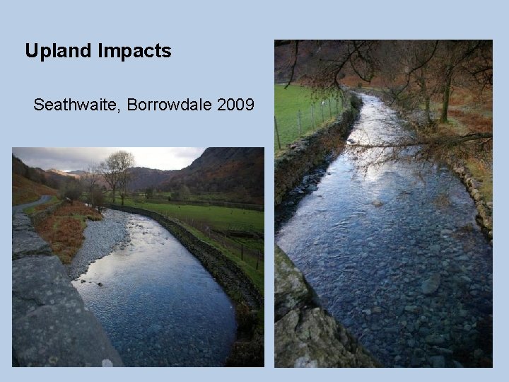 Physical Science Research Geomorphological impact and fluvial system
