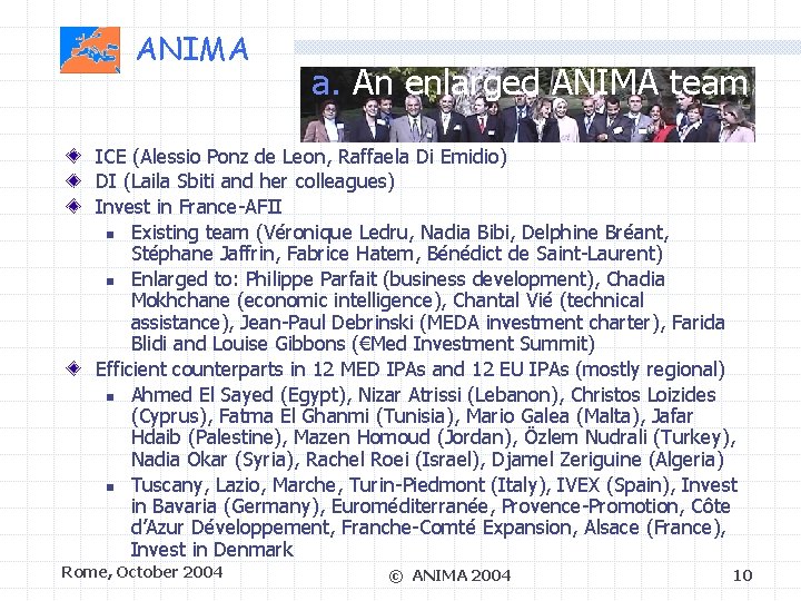 ANIMA Annual Report Achievements of Year 2 9