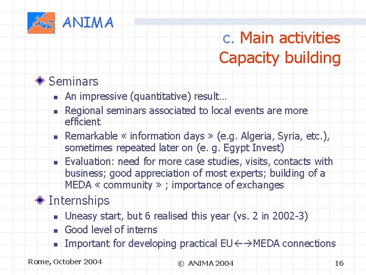 ANIMA Annual Report Achievements of Year 2 9