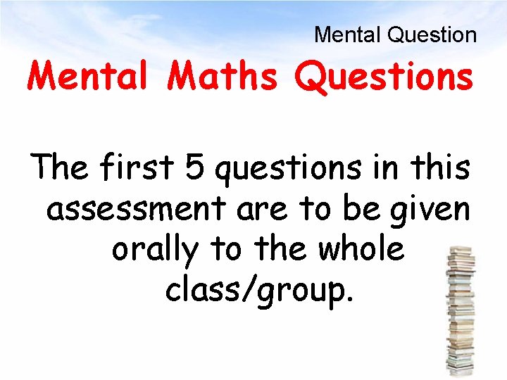Year 2 Block 2 Assessment Paper 1 Answers