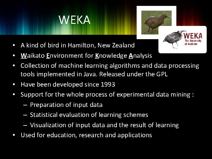 Artificial Neural Network Building Using WEKA Software Arief