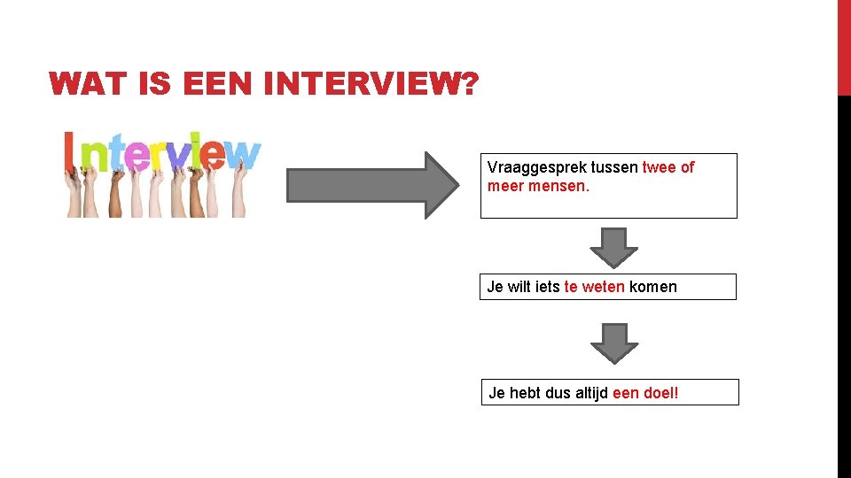 SKL INTERVIEWEN WAT GA JE DEZE LES LEREN