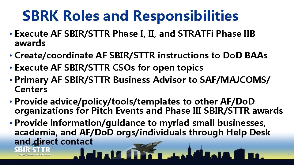 Air Force SBIRSTTR Center of Excellence Co E
