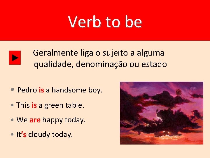 PRIME 1 Unit 1 Verb to be be