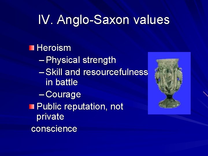 One of the most important remains of AngloSaxon
