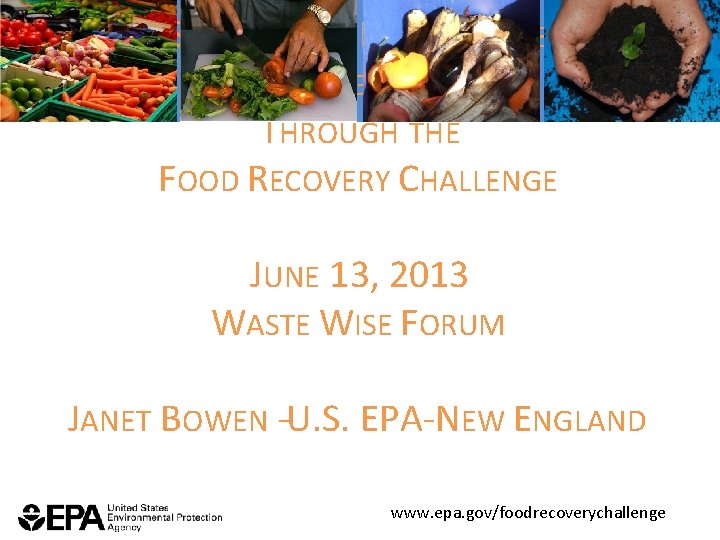 SUSTAINABLE FOOD WASTE MANAGEMENT THROUGH THE FOOD RECOVERY