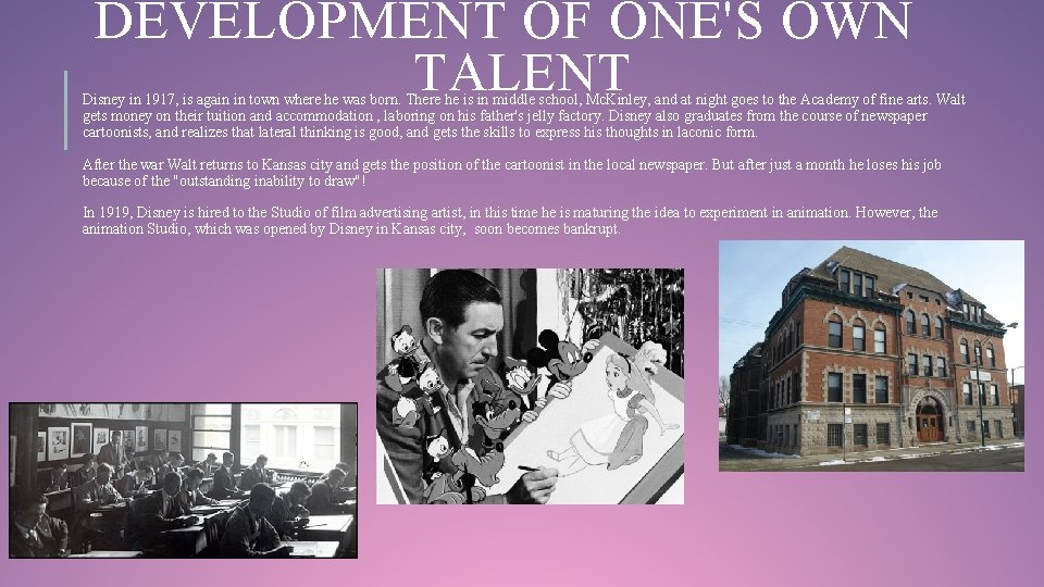 Walt Disney How it all began PROJECT DONE