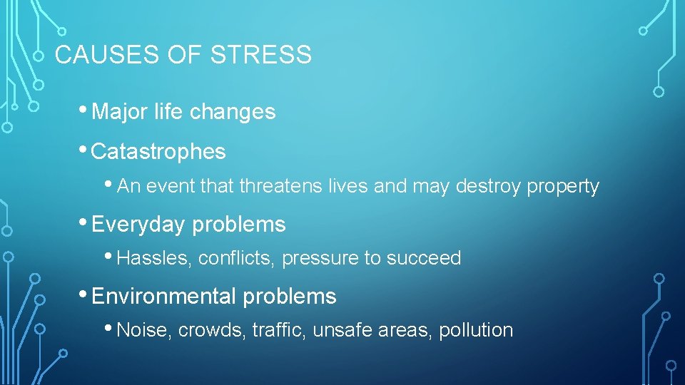 MANAGING STRESS CHAPTER 3 WHAT IS STRESS Stress