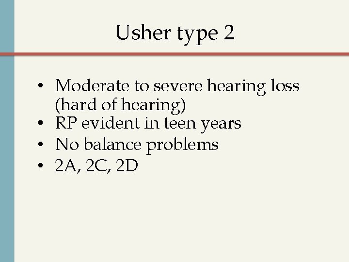 Educational Considerations for Students with Usher Syndrome Part