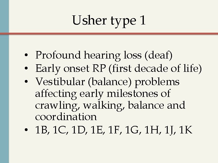 Educational Considerations for Students with Usher Syndrome Part