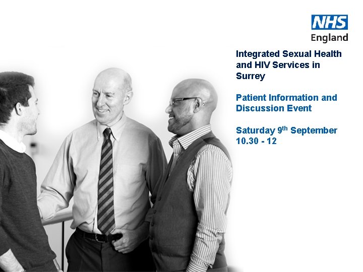 Integrated Sexual Health and HIV Services in Surrey