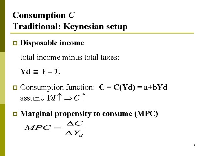 Ch 4 Consumption Saving and Investment Abel Bernake