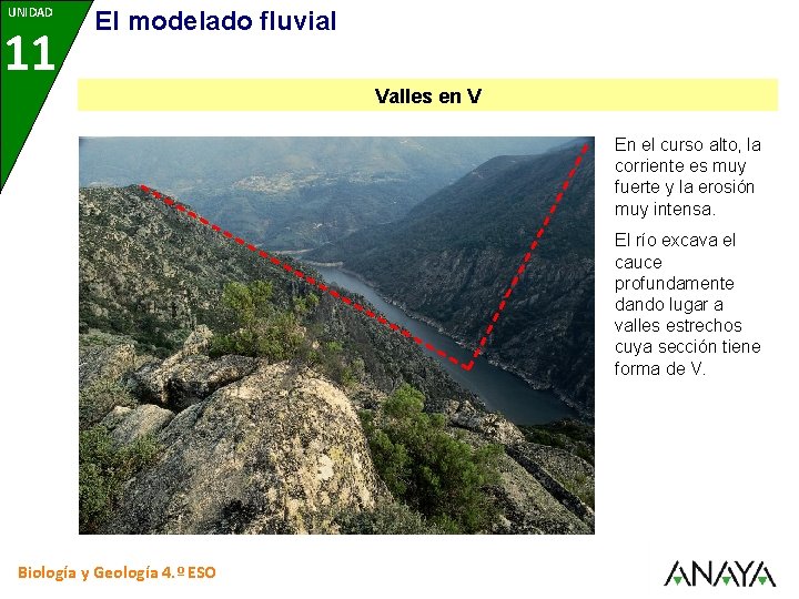 UNIDAD 11 La evolucin del relieve EL MODELADO