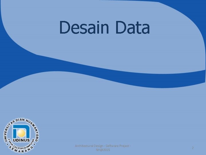 Architectural Design Tim RPL Progdi Teknik Informatika Desain