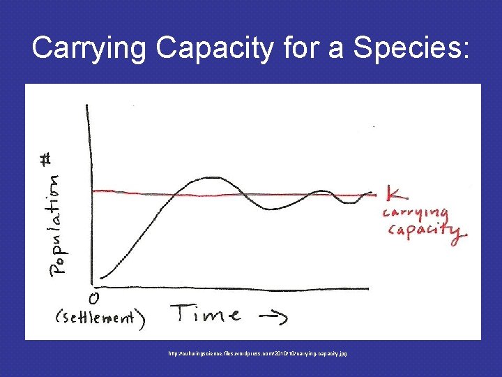 Carrying Capacity Sustainable population size in an environment