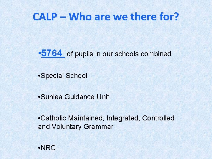 Coleraine Area Learning Partnership Blended Learning and the