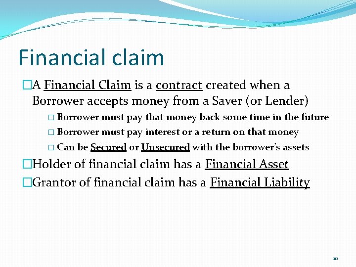 Banking and Financial Institutions ACF104 Guy Hargreaves Wechat