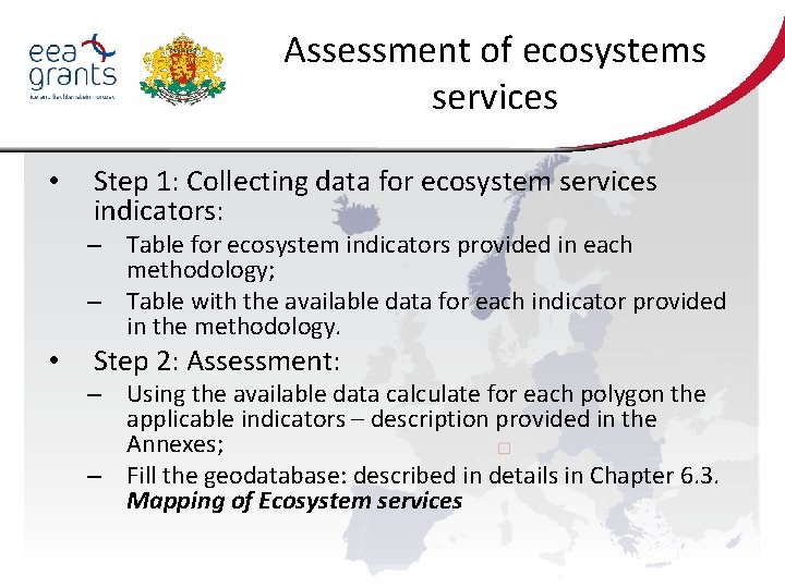 Mapping Ecosystem Types According to the geodatabase specifications
