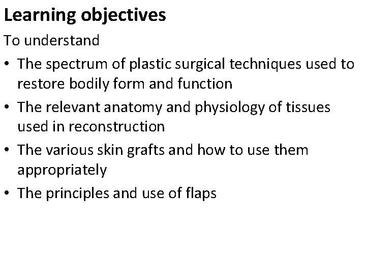 Plastic and reconstructive surgery Dr Yaseen Abdullah Plastic