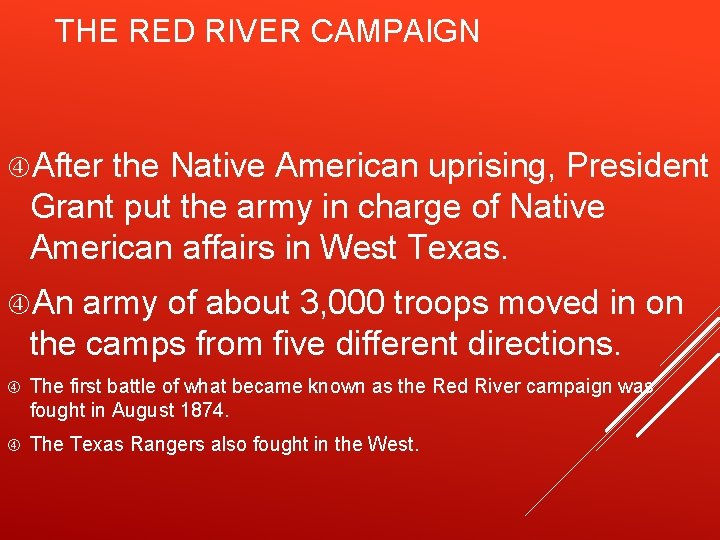 CULTURES IN CONFLICT NATIVE AMERICANS CONTROL THE WEST