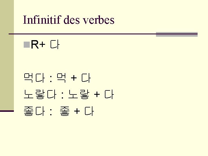 Verbes Niveaux de langage et conjugaison des verbes