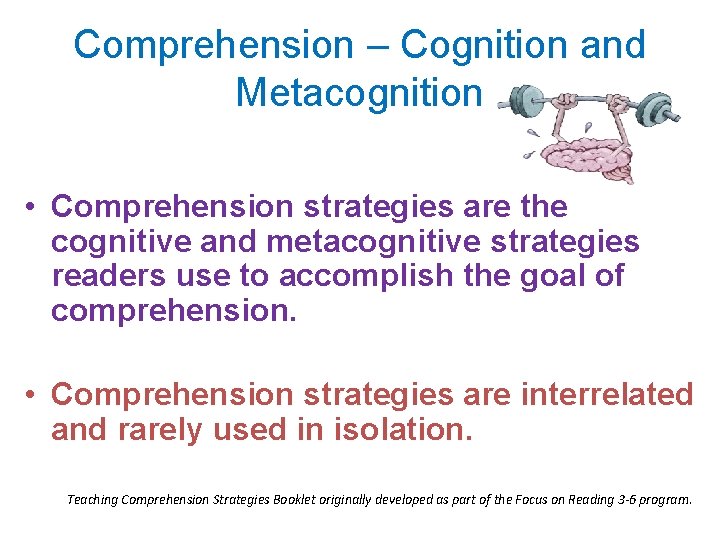 READING INDEPTH Comprehension involves responding to interpreting analysing