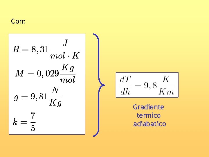 IL 1 PRINCIPIO DELLA TERMODINAMICA Gas perfetti trasformazioni