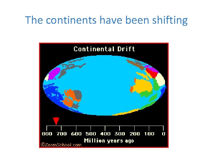 Continental Drift Plate Movement Look at South America