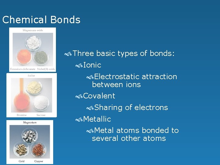 Chapter 8 Concepts of Chemical Bonding 1 Chemical