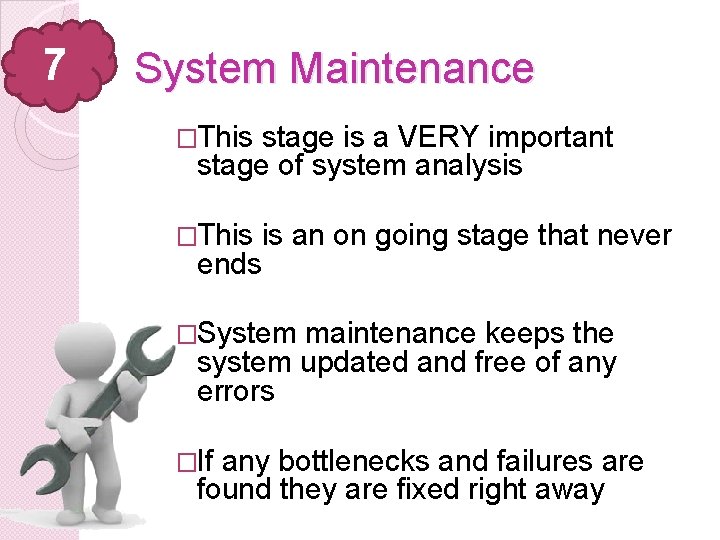 System Analysis Part 3 System Control and Review