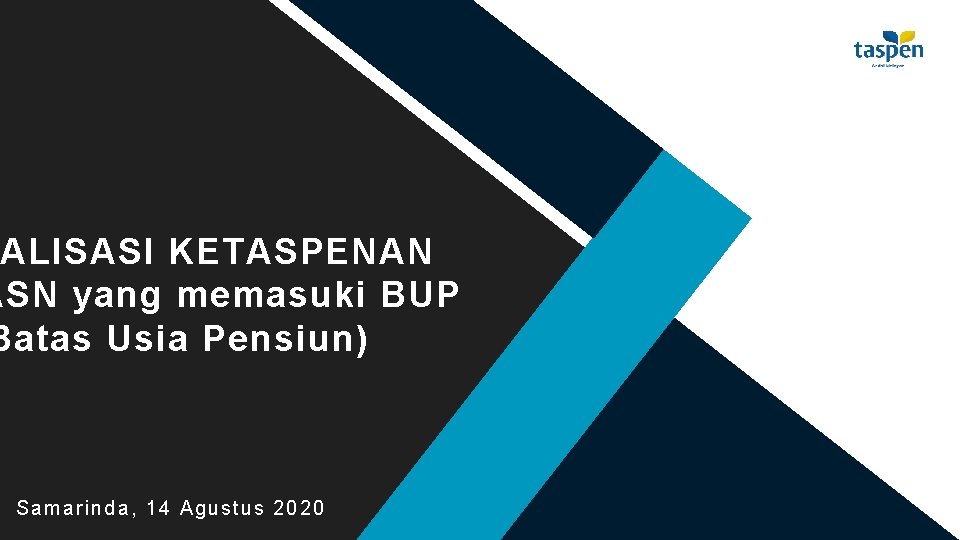 ALISASI KETASPENAN ASN yang memasuki BUP Batas Usia