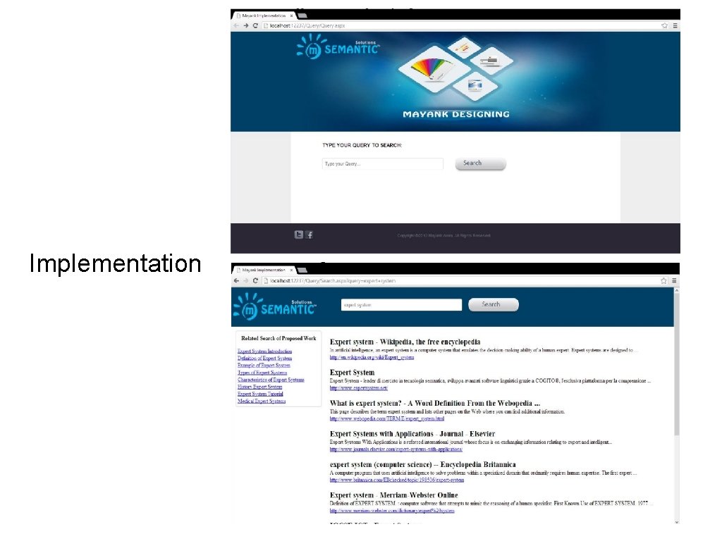 Design of Query Suggestion System using Search Logs