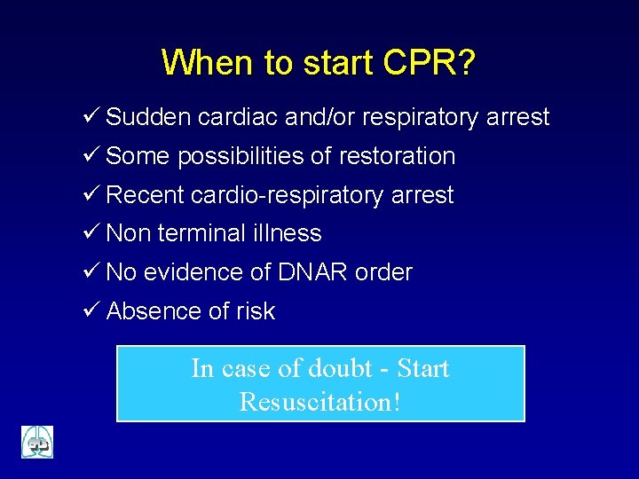 European Resuscitation Council Medical ethics An applied discipline