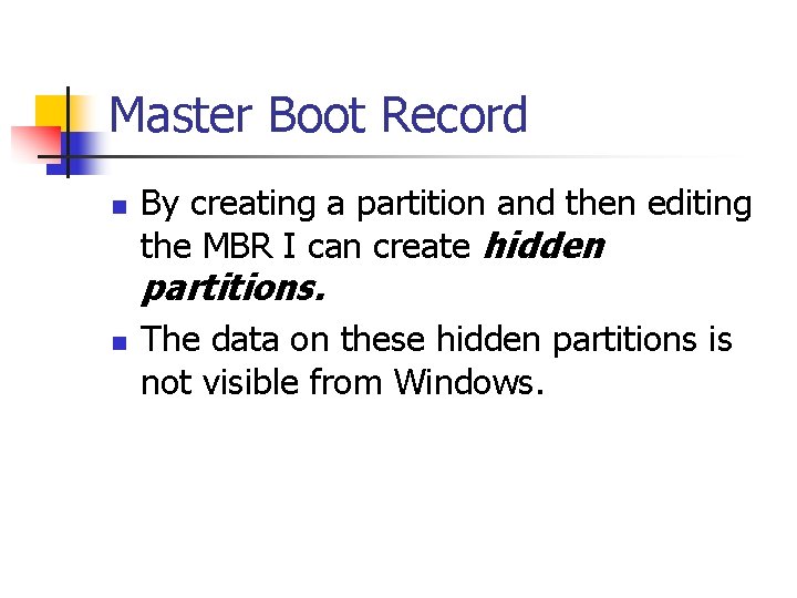 Computer Forensics Hard Drive Format Hard Drive Partitioning