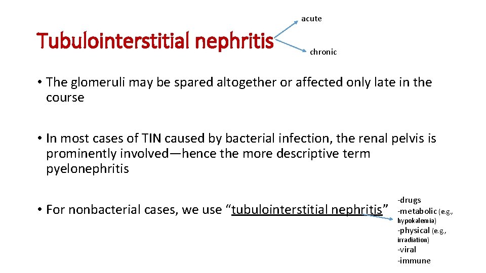 Tubulointerstitial diseases urolithiasis Ali Al Khader M D