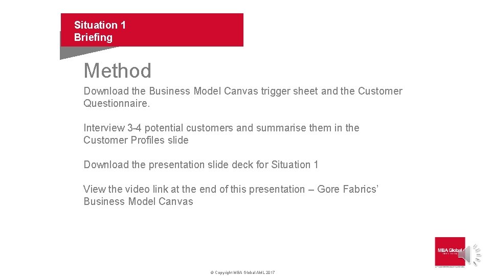 Induction Briefing The Business Model Actualisation Platform Student