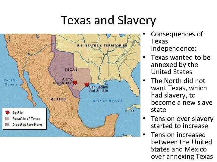 The Rise of Abolitionism and the Texas War