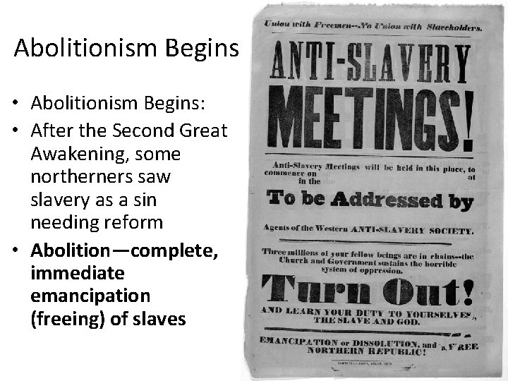 The Rise of Abolitionism and the Texas War