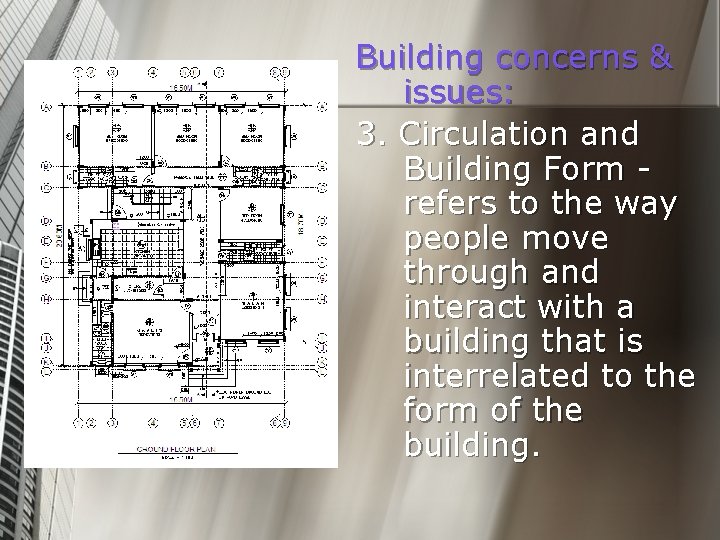 ARCHITECTURAL CONCEPTS LECTURER MR SUNNY B OJEDA CIVIL