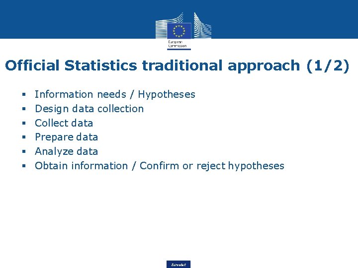 The implication of Big Data for Official Statistics