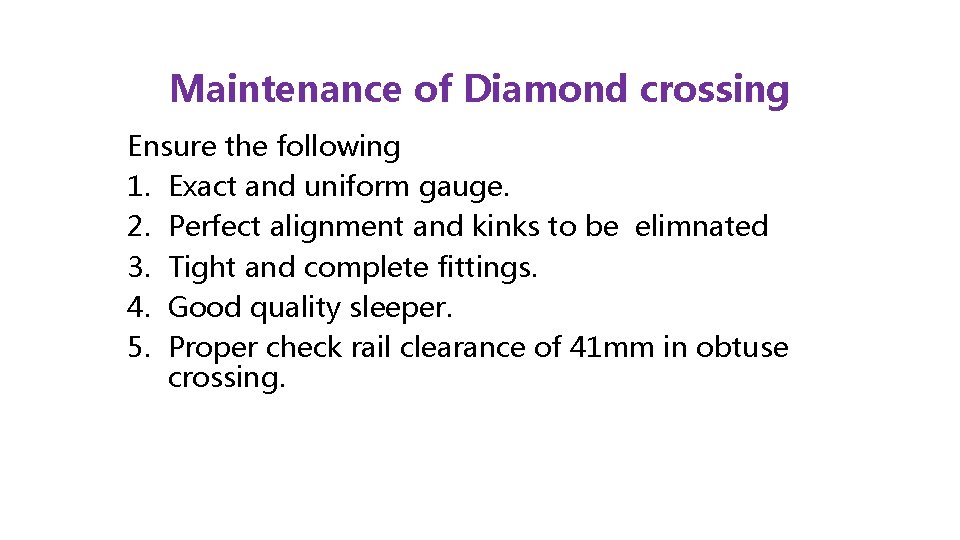 3 3 Special layouts Diamond crossings including with