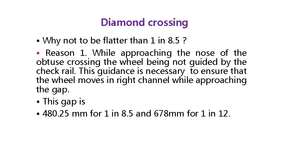 3 3 Special layouts Diamond crossings including with