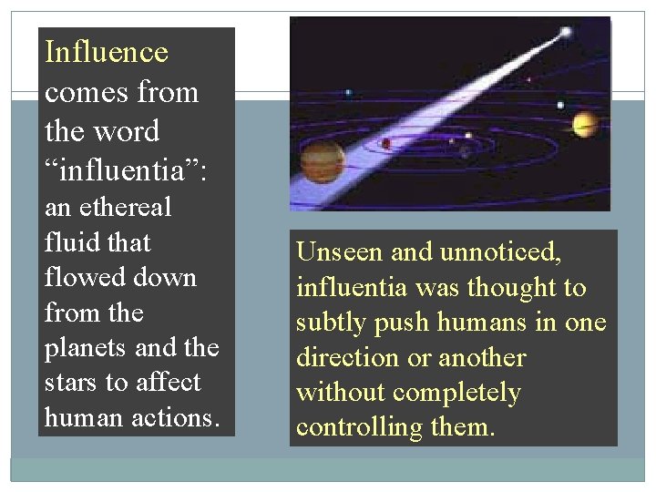 Chapter 7 Influence An interpersonal undercurrent flows beneath
