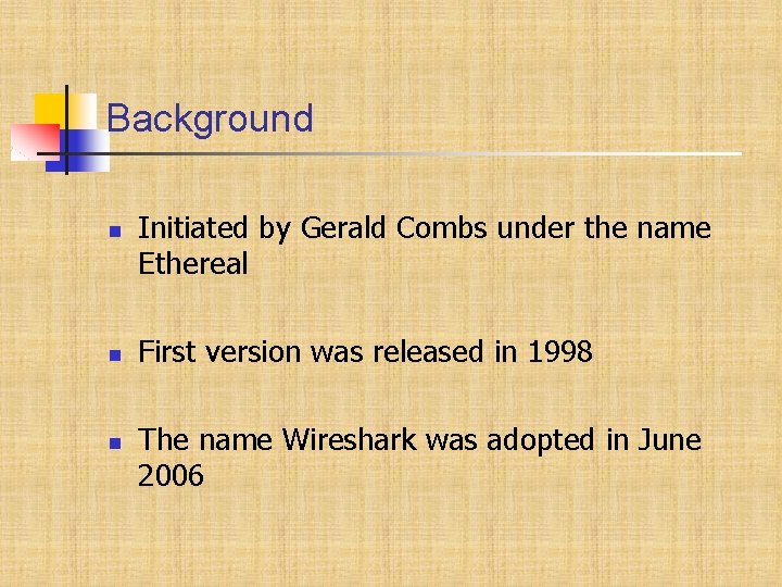 Wireshark Presented By Surjeet Network Protocol Analyzer Computer