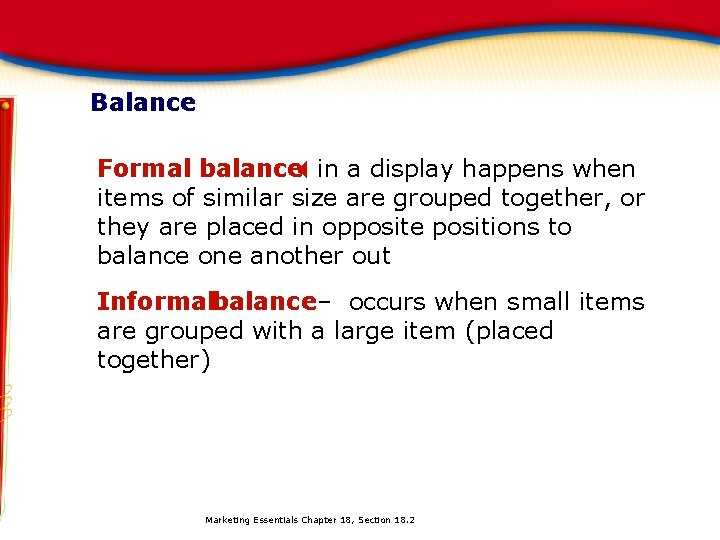 Chapter 18 Visual Merchandising and Display Section 18