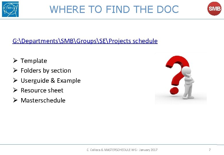 SMB SMBSE Projects Planning Template and masterschedule C