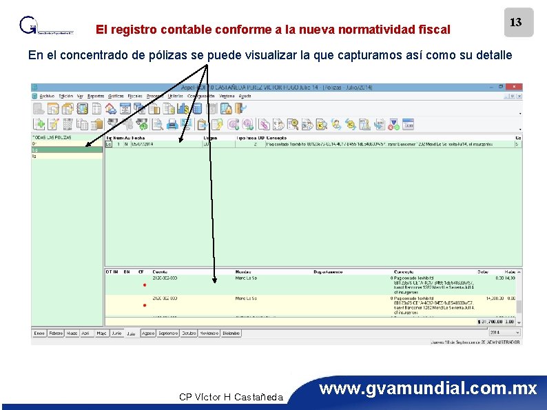 El registro contable conforme a la nueva normatividad