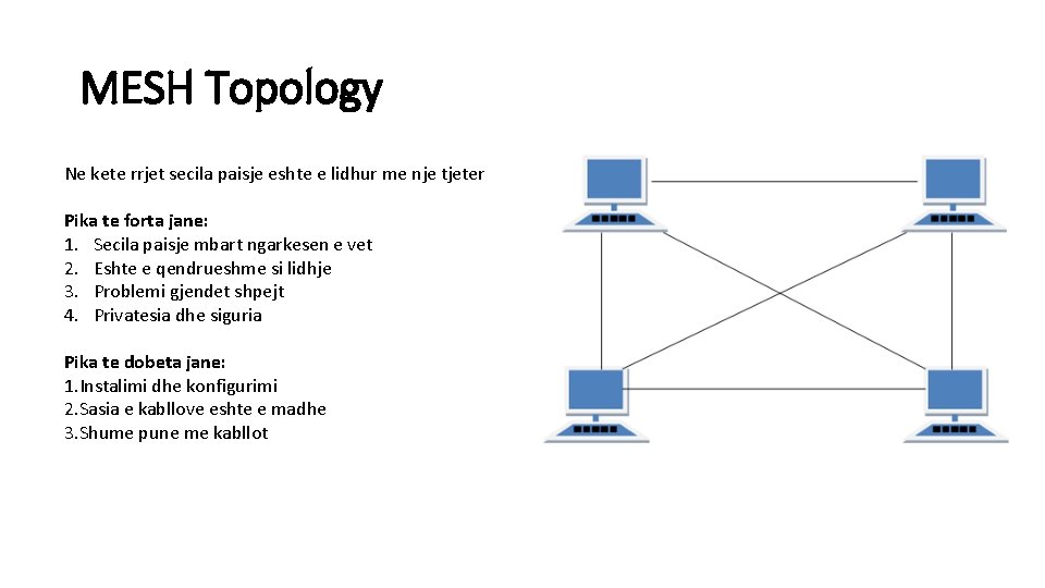 KAPITULLI II RRJETAT KOMPJUTERIKE Elementet kryesor t rrjetave