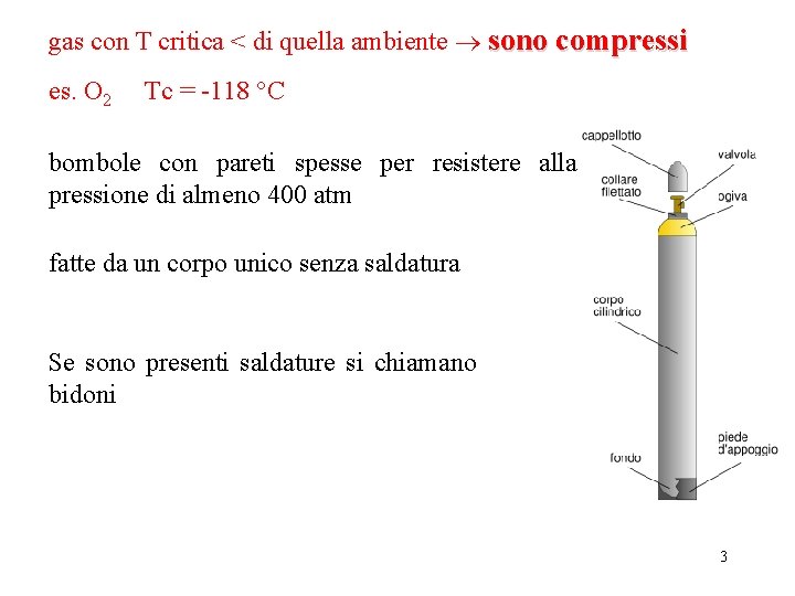 CLASSIFICAZIONE DEI GAS per caratteristiche fisiche ver 12