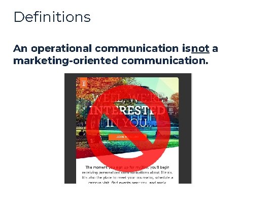 Sharing the Spotlight on Operational Communications in Admissions